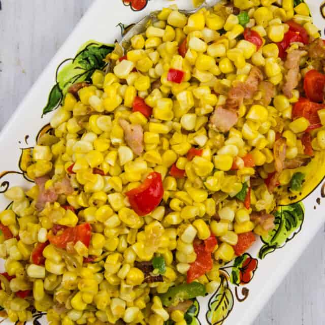 Texas Corn Succotash (So Pretty & Tasty) - Cook What You Love