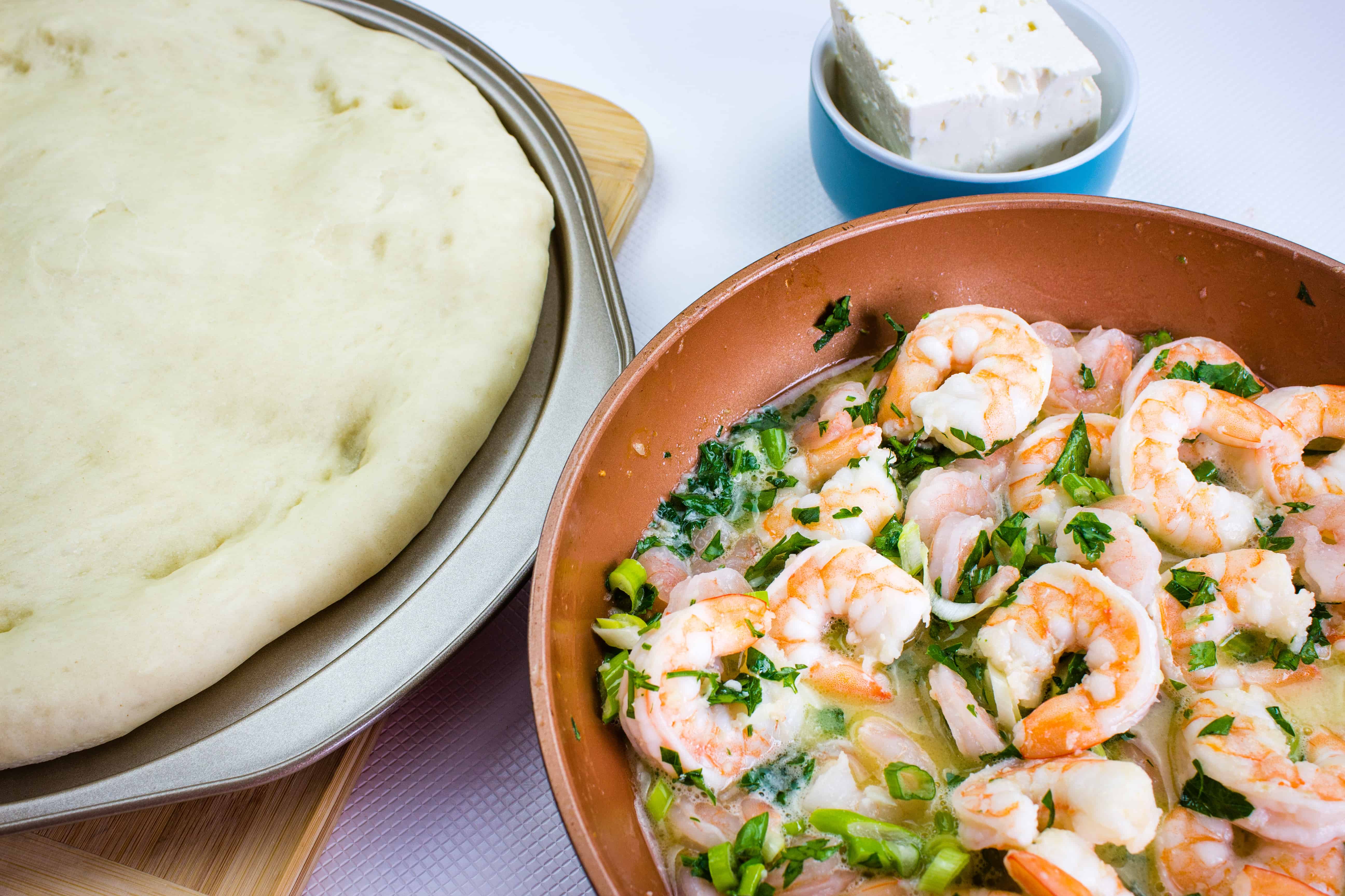 Shrimp Scampi Pizza - Cook What You Love