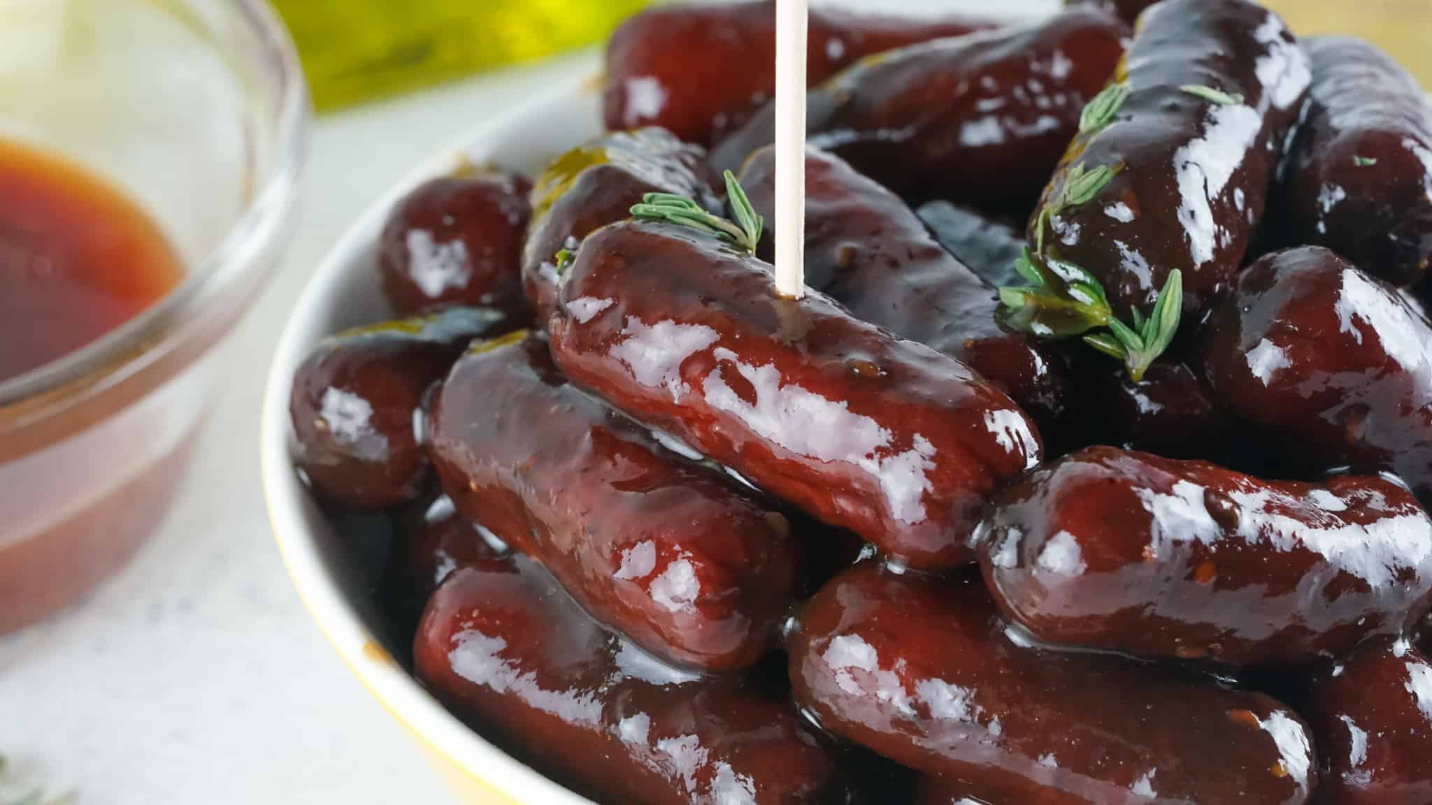 Sweet & Spicy Smoked Little Smokies - Cook What You Love