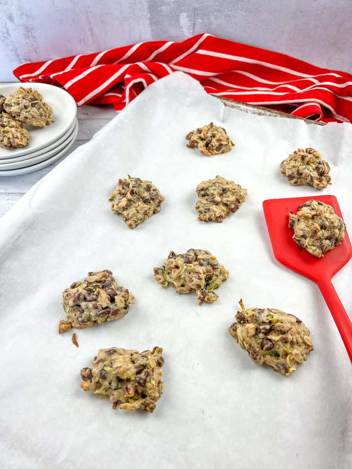 Zucchini Cookies with Chocolate and Pecans