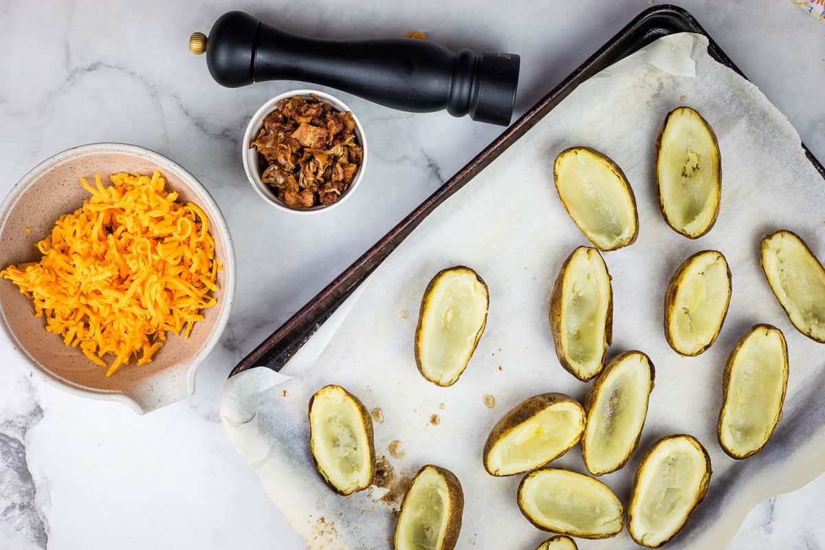 Fully Loaded Baked Potato Skins - Cook What You Love