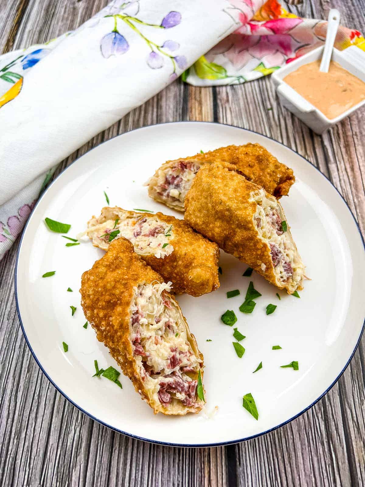 Reuben Egg Rolls - Cook What You Love