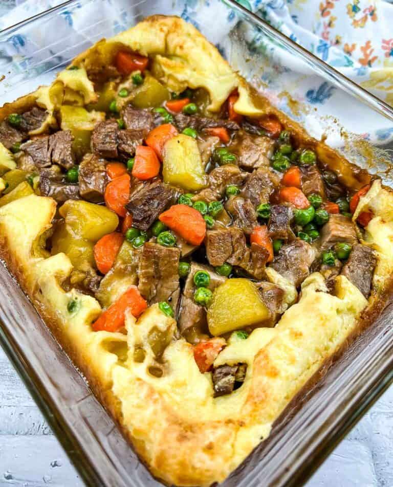 Leftover Roast Beef Yorkshire Pudding Pie - Cook What You Love