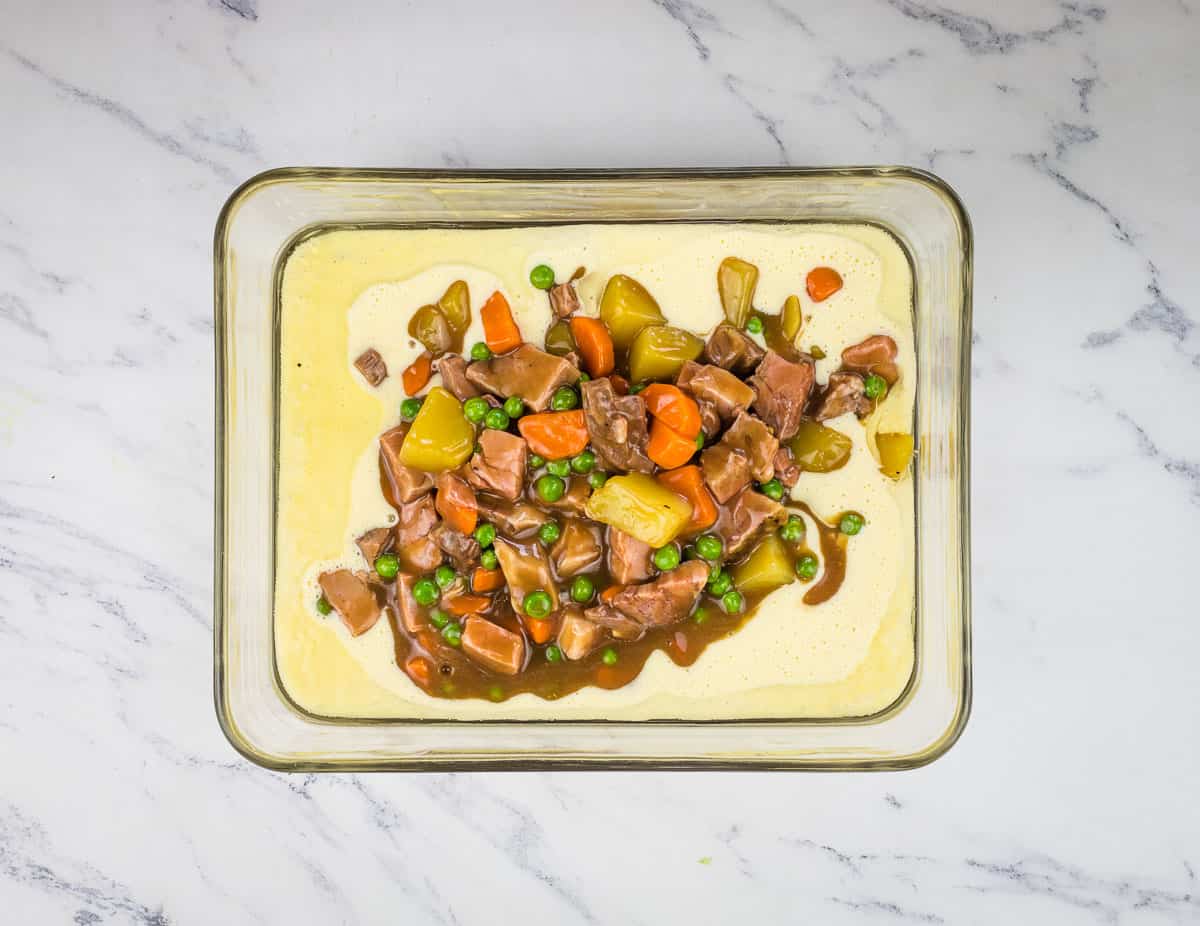 Leftover Roast Beef Yorkshire Pudding Pie - Cook What You Love