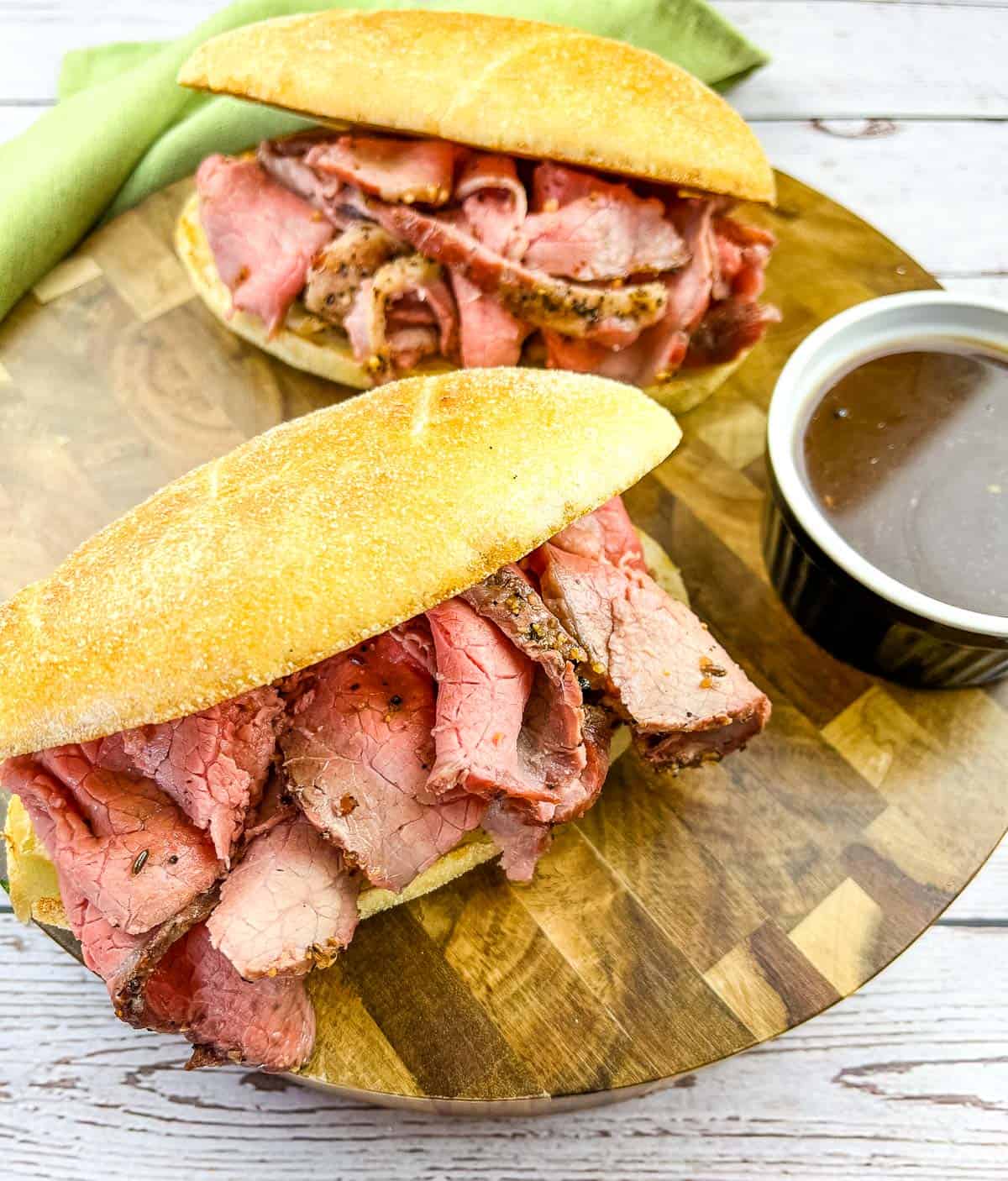 Smoked French Dip Sandwiches - Cook What You Love