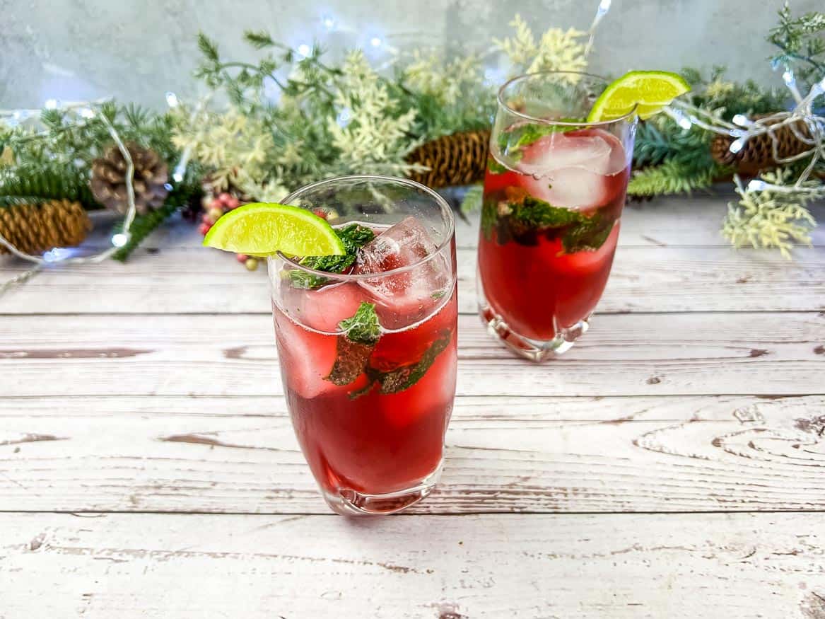 Pomegranate Mojito Mocktail - Cook What You Love