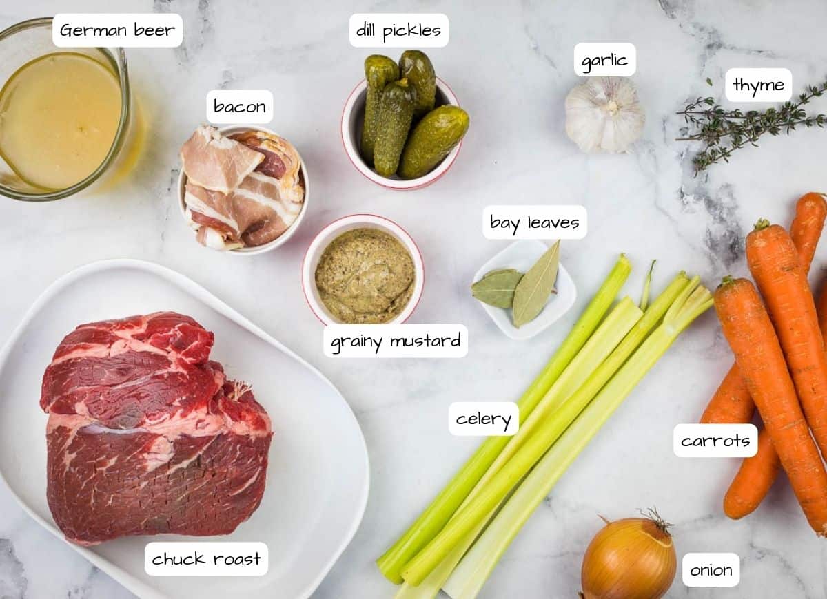 Slow Cooker German Pot Roast - Cook What You Love