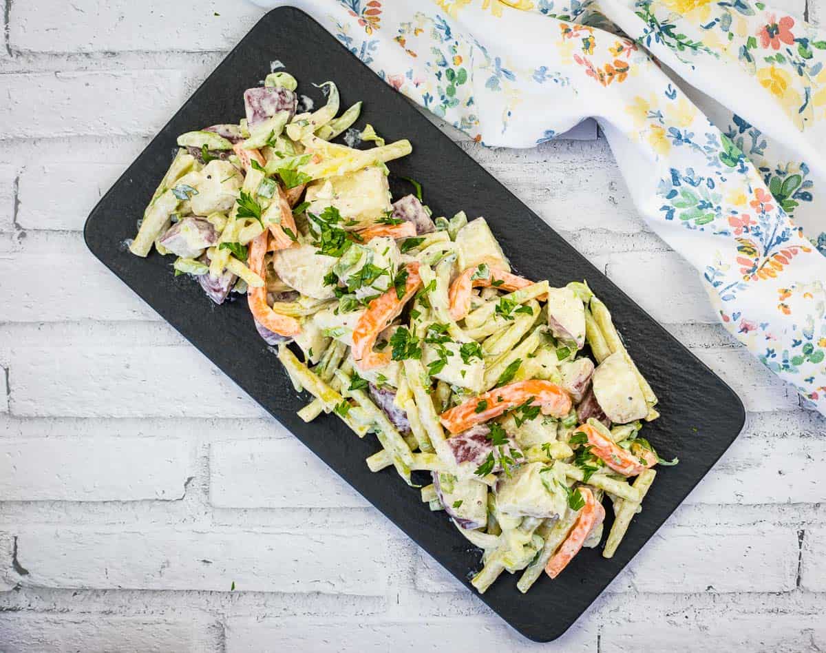 Yellow Bean & Potato Salad - Cook What You Love