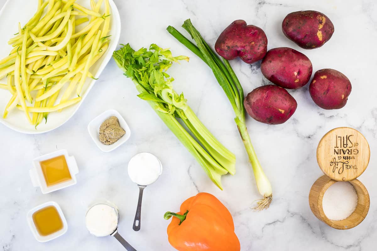 Yellow Bean & Potato Salad - Cook What You Love