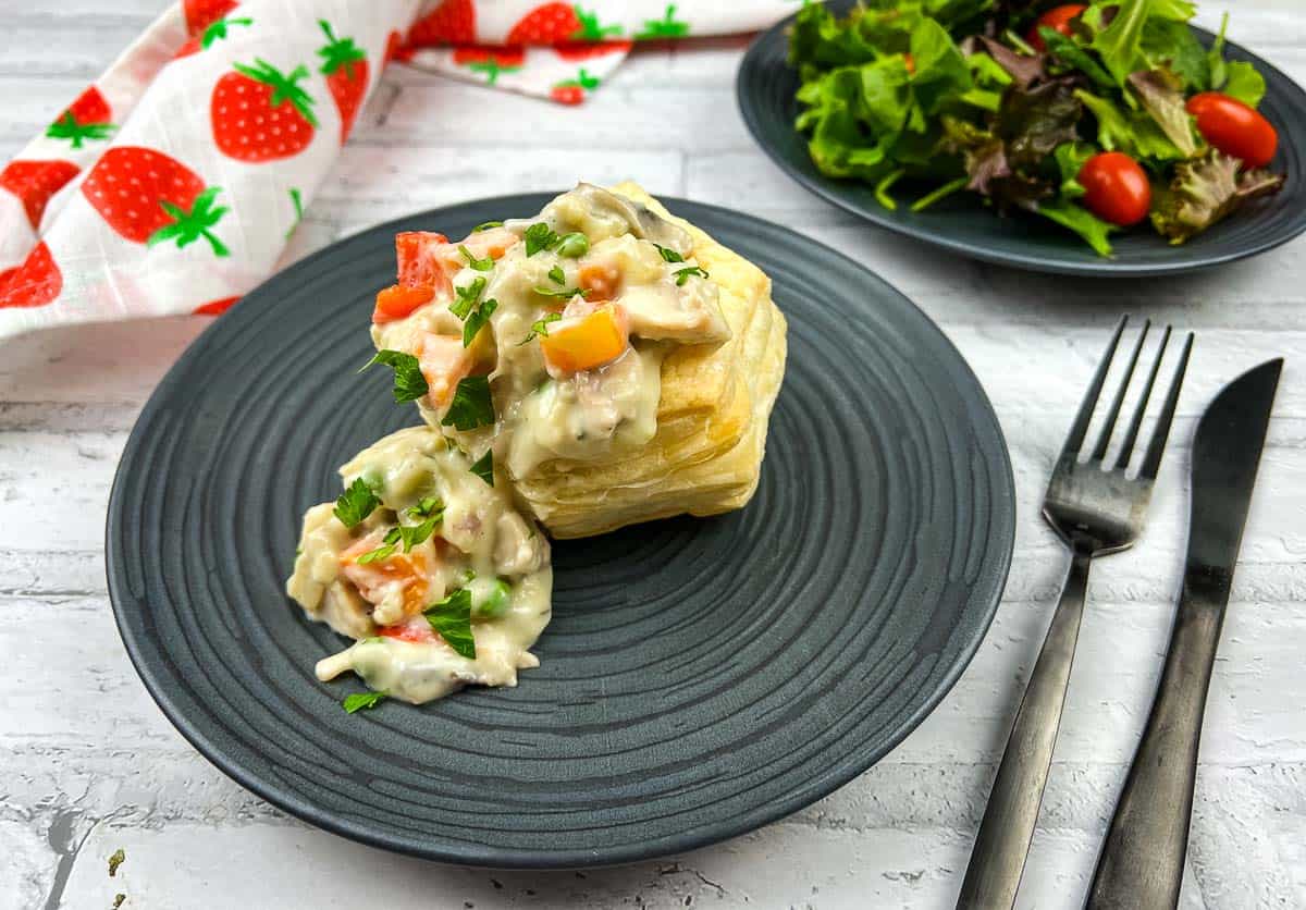 Turkey à la King with Puff Pastry - Cook What You Love