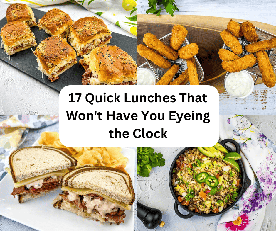 17 Quick Lunches That Won't Have You Eyeing the Clock - Cook What You ...