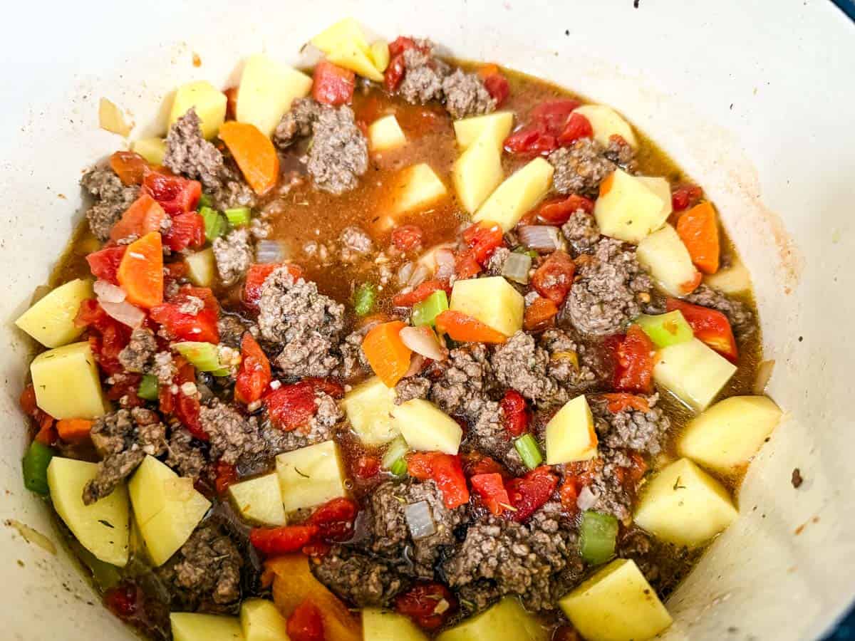 Homestyle Hamburger Stew - Cook What You Love