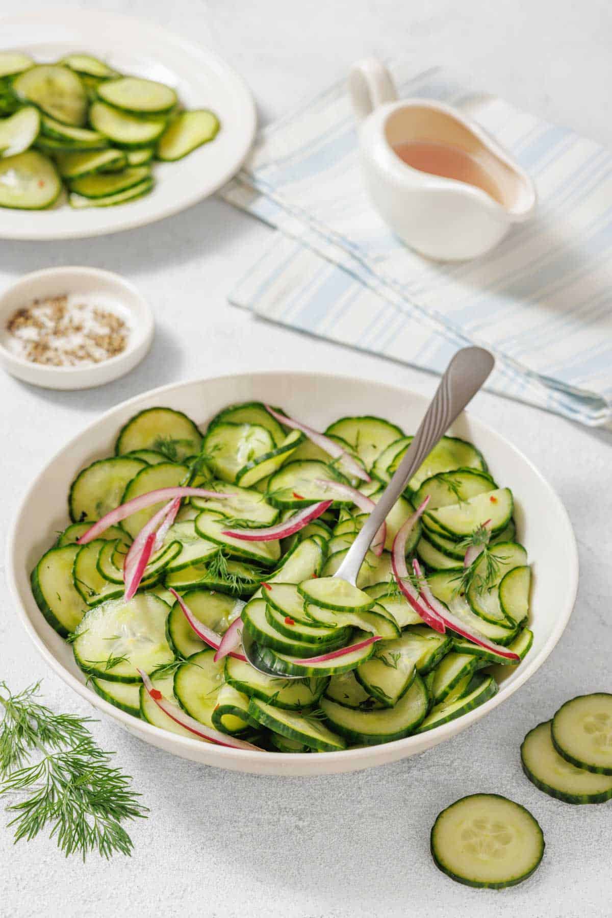 Quick Marinated Cucumbers - Cook What You Love