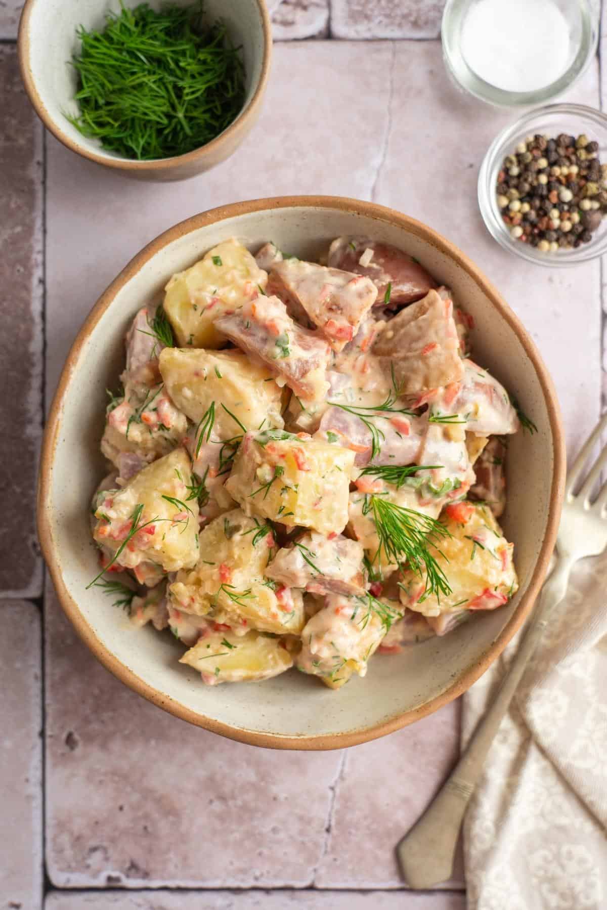 Chef Jenn's Favorite Red Potato Salad with Pickle - Cook What You Love ...