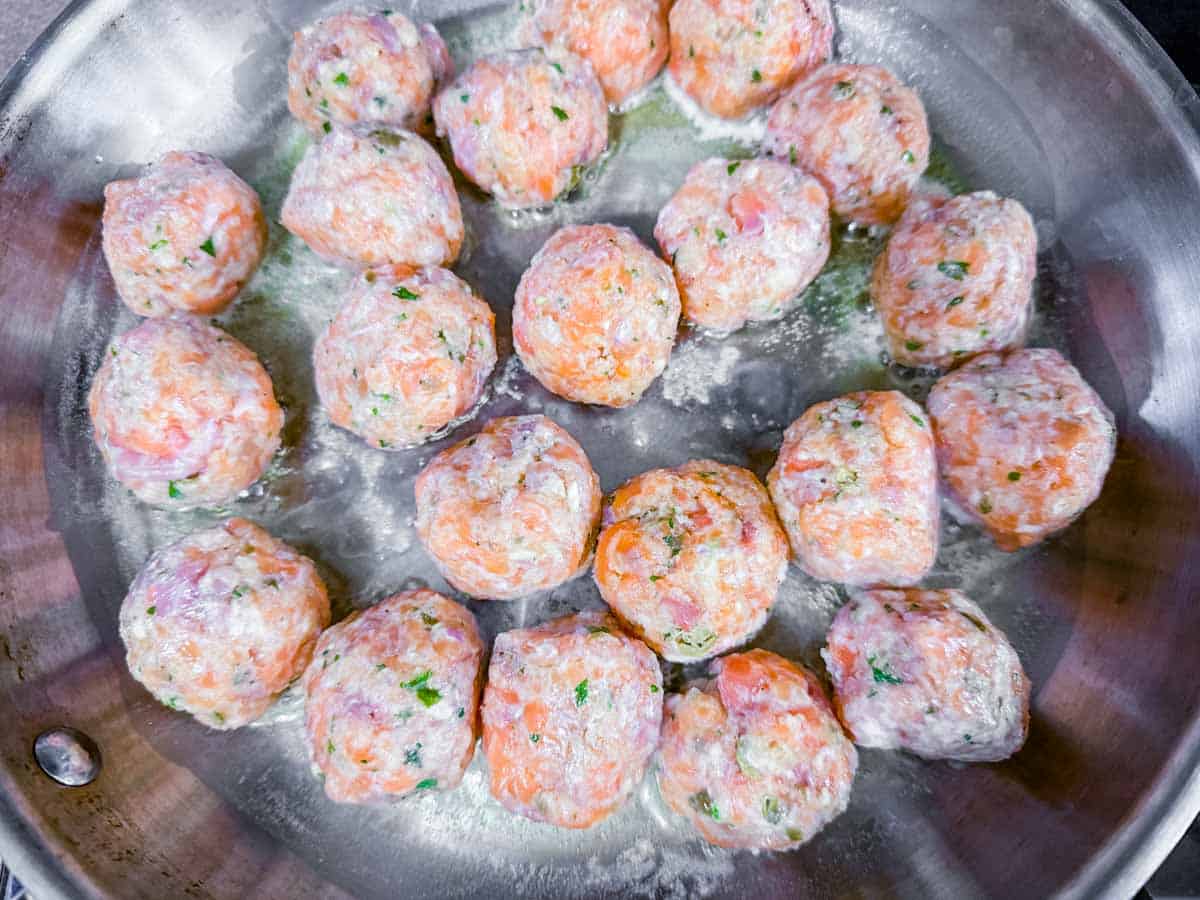 Pan-Fried Salmon Balls - Cook What You Love